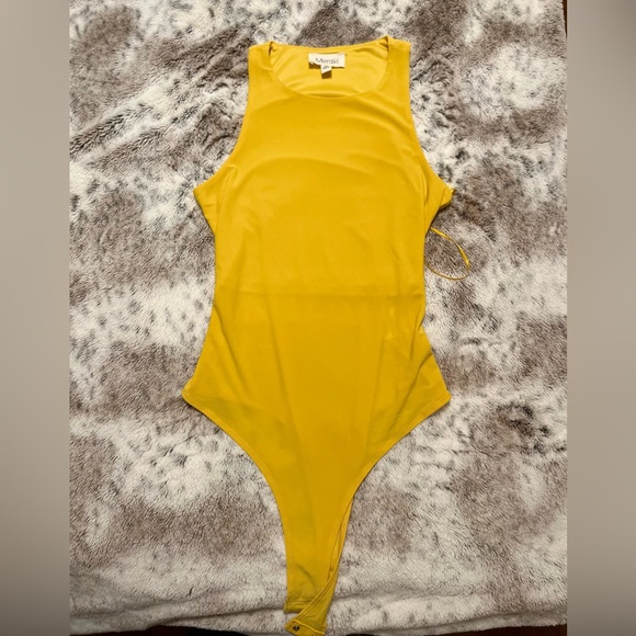 meraki | Tops | Yellow Body Suit | Poshmark